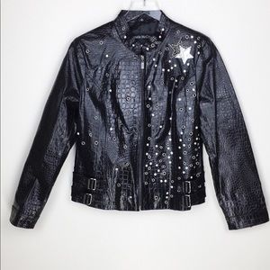 Pamela McCoy | Jackets & Coats | Pamela Mccoy Genuine Leather Jacket ...